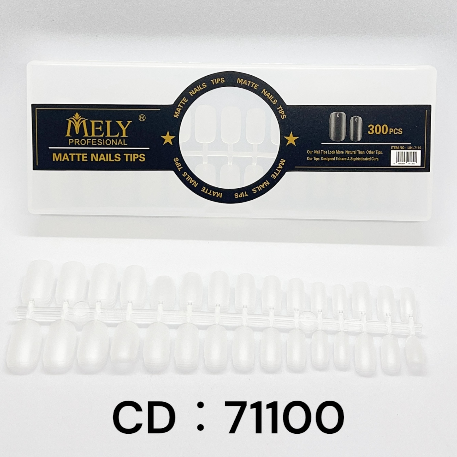 Tips Soft Cuadrados Matte Mely 300pcs cja – VZinsumos – Tienda Online