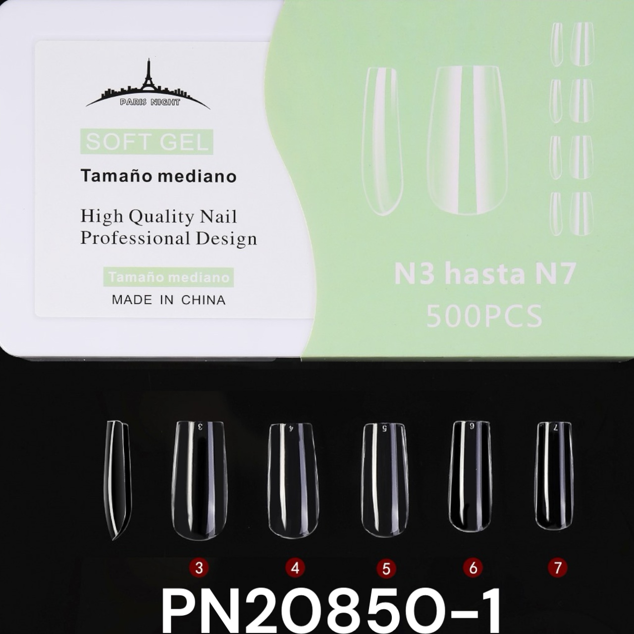 Tips Soft Paris Night Cuadrado del 3 al 07 cja 500u – VZinsumos ...