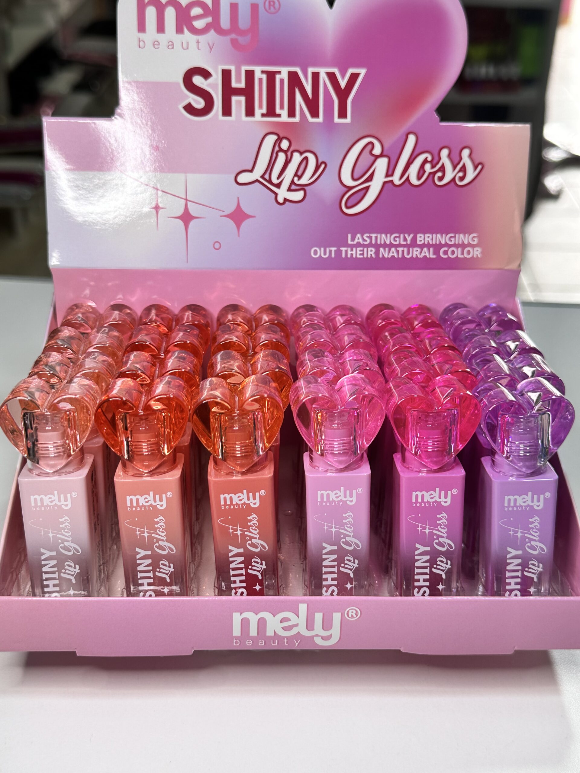 Lip Gloss corazon Mely – VZinsumos – Tienda Online