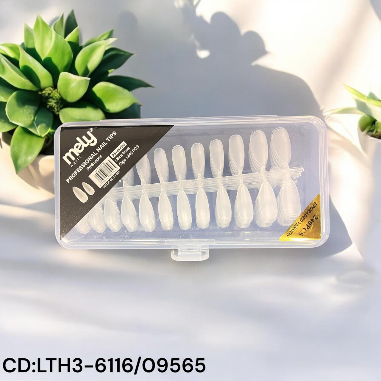 Tips Almendra Mely 240pcs – VZinsumos – Tienda Online